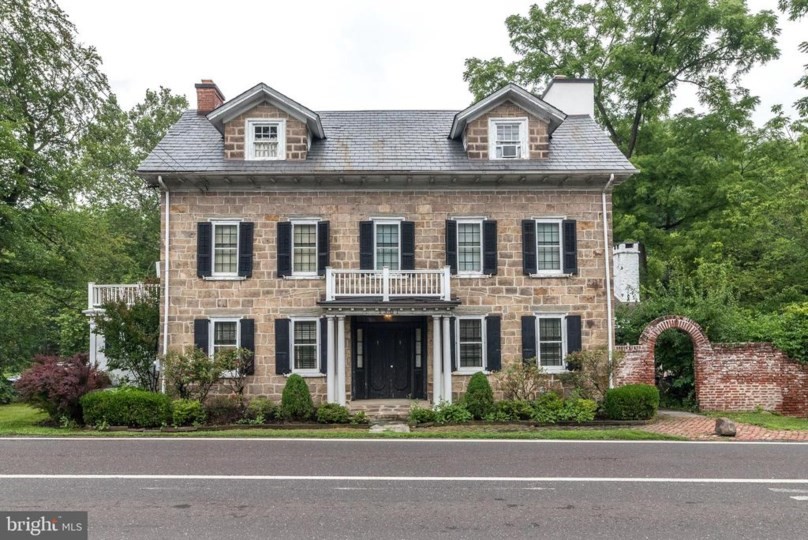 Gracious 1821 Federal style Stone Manor, 1301 E Butler Pike, Ambler, PA